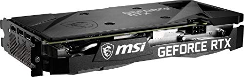 Gigabyte MSI Gaming GeForce RTX 3060 Ti LHR 8GB GDRR6, 256-Bit, HDMI/DP, Nvlink, Torx Fan 3, Ampere Architecture OC Graphics Card (RTX 3060 Ti Ventus 2X 8G OCV1 LHR)