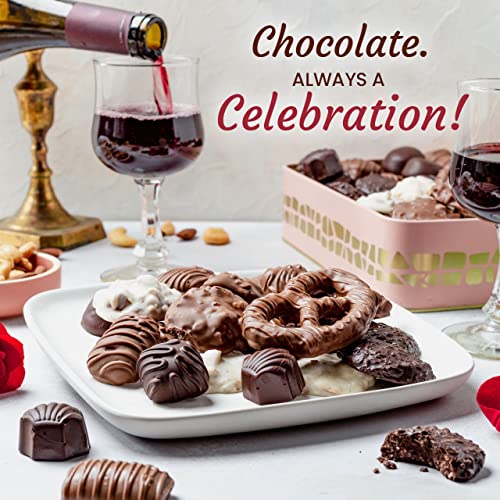 Gift Basket for Women | Chocolate Gift Box for Woman | Prime Gift Set for Mom, Wife, Girlfriend, Lover, Romantic | Bonnie and Pop