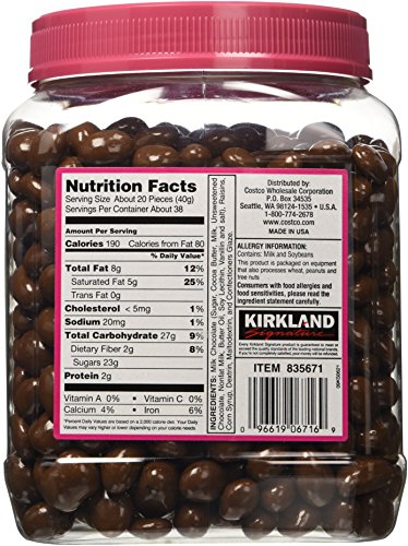 Kirkland Signature Milk Chocolate, Raisins, 54 Ounce x 2 (Pack of 2)