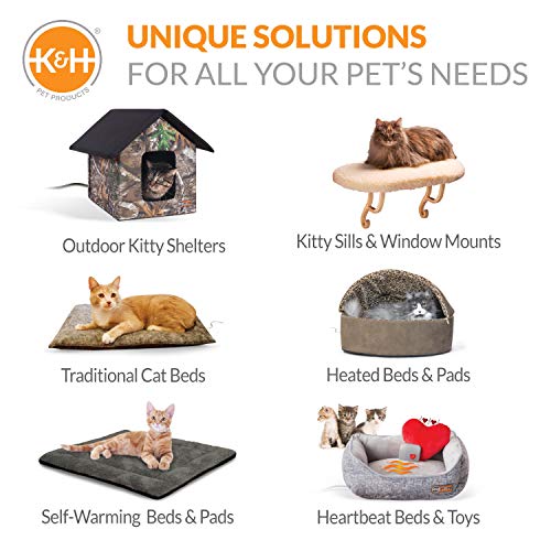 K&H Pet Products EZ Mount Scratcher Kitty Sill Cradle Tan 11β x 20β x 2β