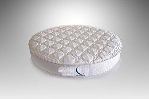 Mielmoon Round Mattress (86" Diameter) Luxury King - Premium Gel Memory Foam Layer - Round Bed Mattress USA (King 10")