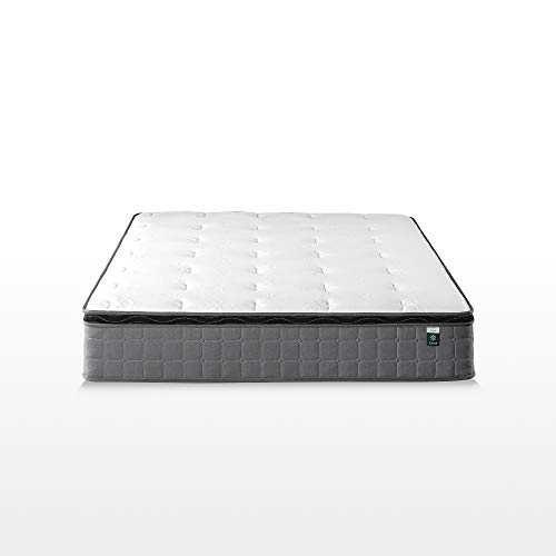 ZINUS 10 Inch Cool Touch Comfort Gel-Infused Hybrid Mattress / Pocket Innersprings for Motion Isolation / Mattress-in-a-Box, Full