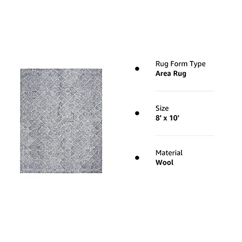 SAFAVIEH Abstract Collection 8' x 10' Blue ABT763M Handmade Premium Wool Area Rug