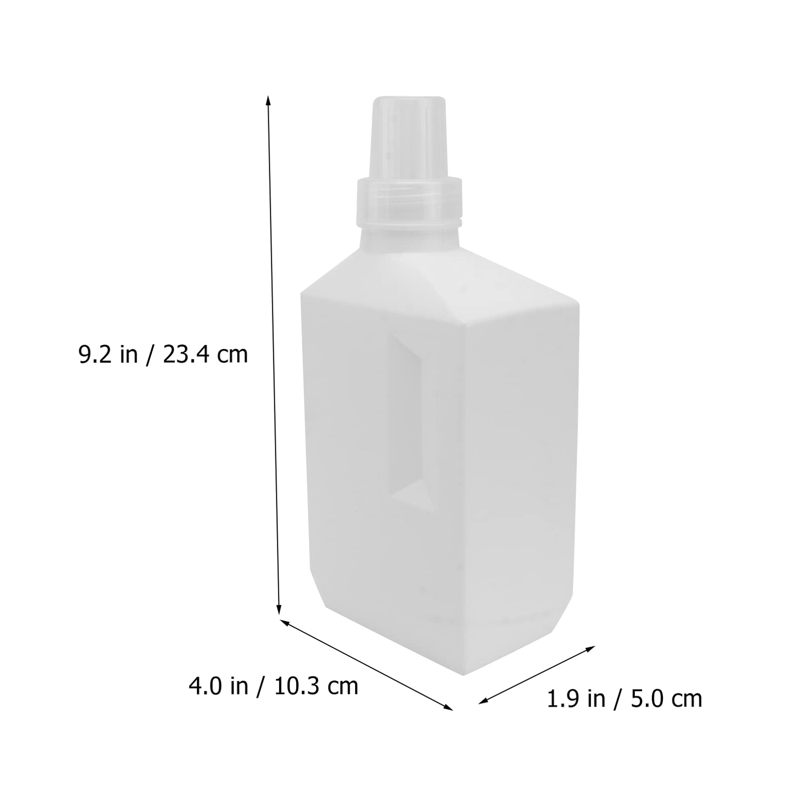 Homoyoyo Laundry Soap Dispenser 1000ML Plastic Jugs Empty Container, Wash Shower Lotions Refillable Bottle, Lotions Refillable Bottle for Water Soaps Liquid Soap Dispenser
