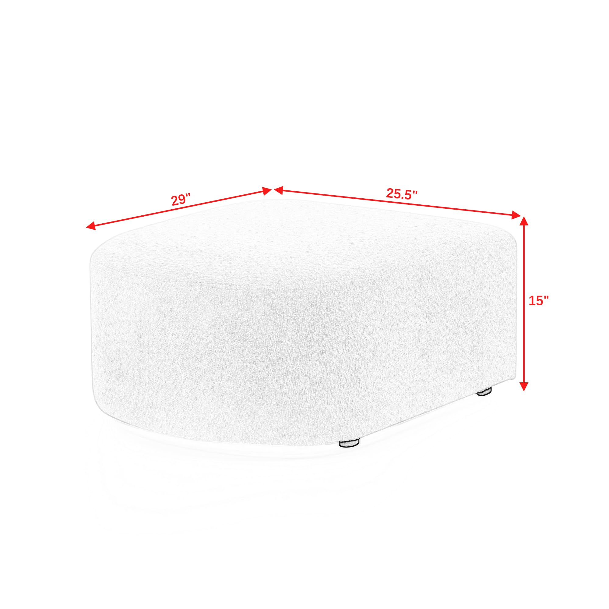 Free Combination Upholstered Reversible Modular Sectional Sofa,Rearrangeable U-Shaped Corner Cloud Deep Sleeper Sofá Bed with 2 Single Seats, Chaises and Ottomans for Living Room Office Furniture Set
