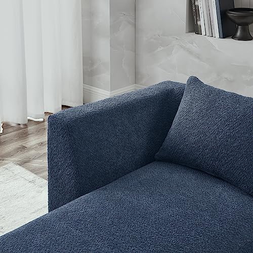 Free Combination Upholstered Reversible Modular Sectional Sofa,Rearrangeable L-Shaped Corner Cloud Deep Sofá with Left Side Chaise,Ottoman and Waist Pillows for Living Room Office Furniture Set