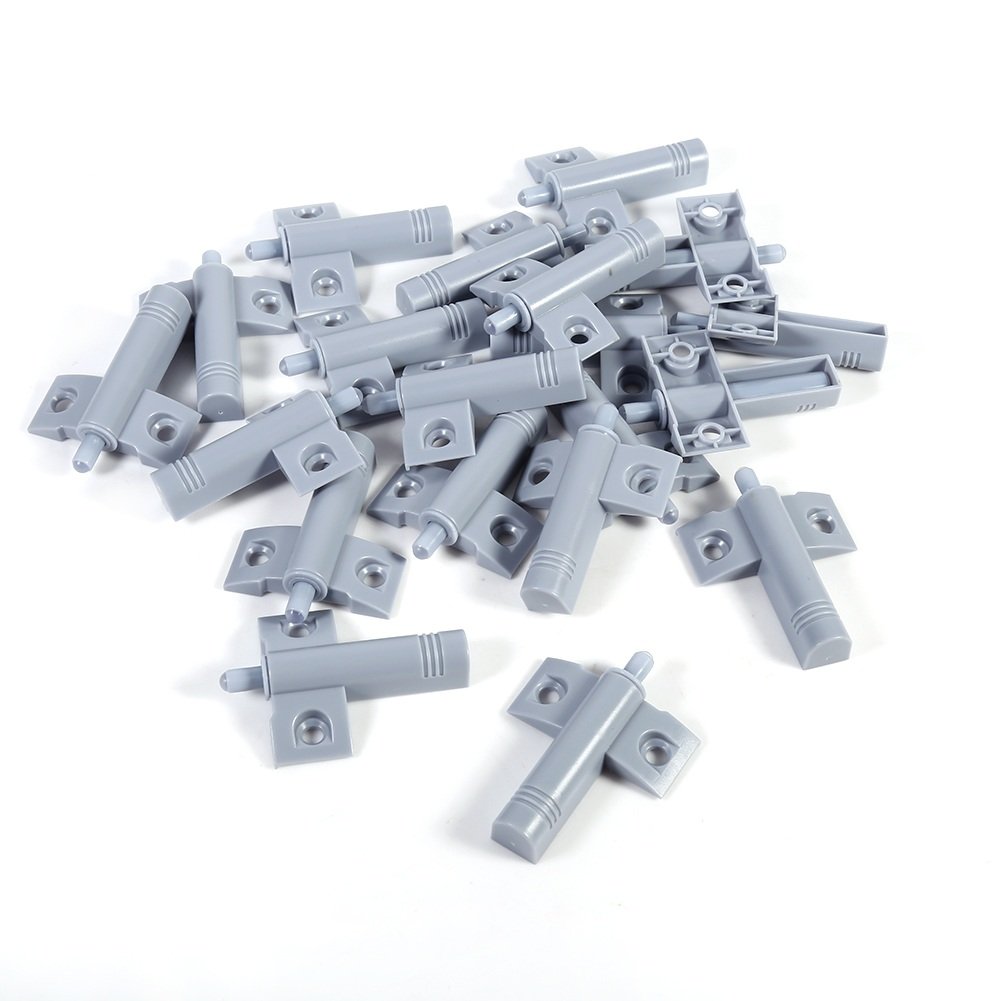 Home Kitchen Cabinet Door Drawer Soft Quiet Closer Damper Buffers Cushion , 20Pcs(Gray)