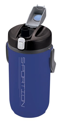 Pearl Metal D-2769 D-2769 Water Bottle, Made in Japan, 0.6 gal (2.0 L), Direct Drinking Sports Bottle, One-Touch Loader, Jug