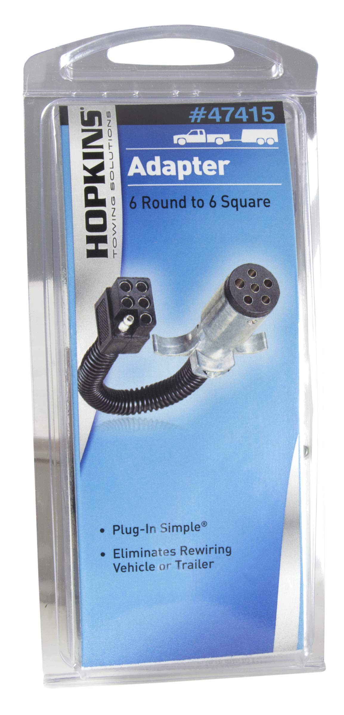 Hopkins 47415 6 Pole Round to 6 Pole Square Adapter