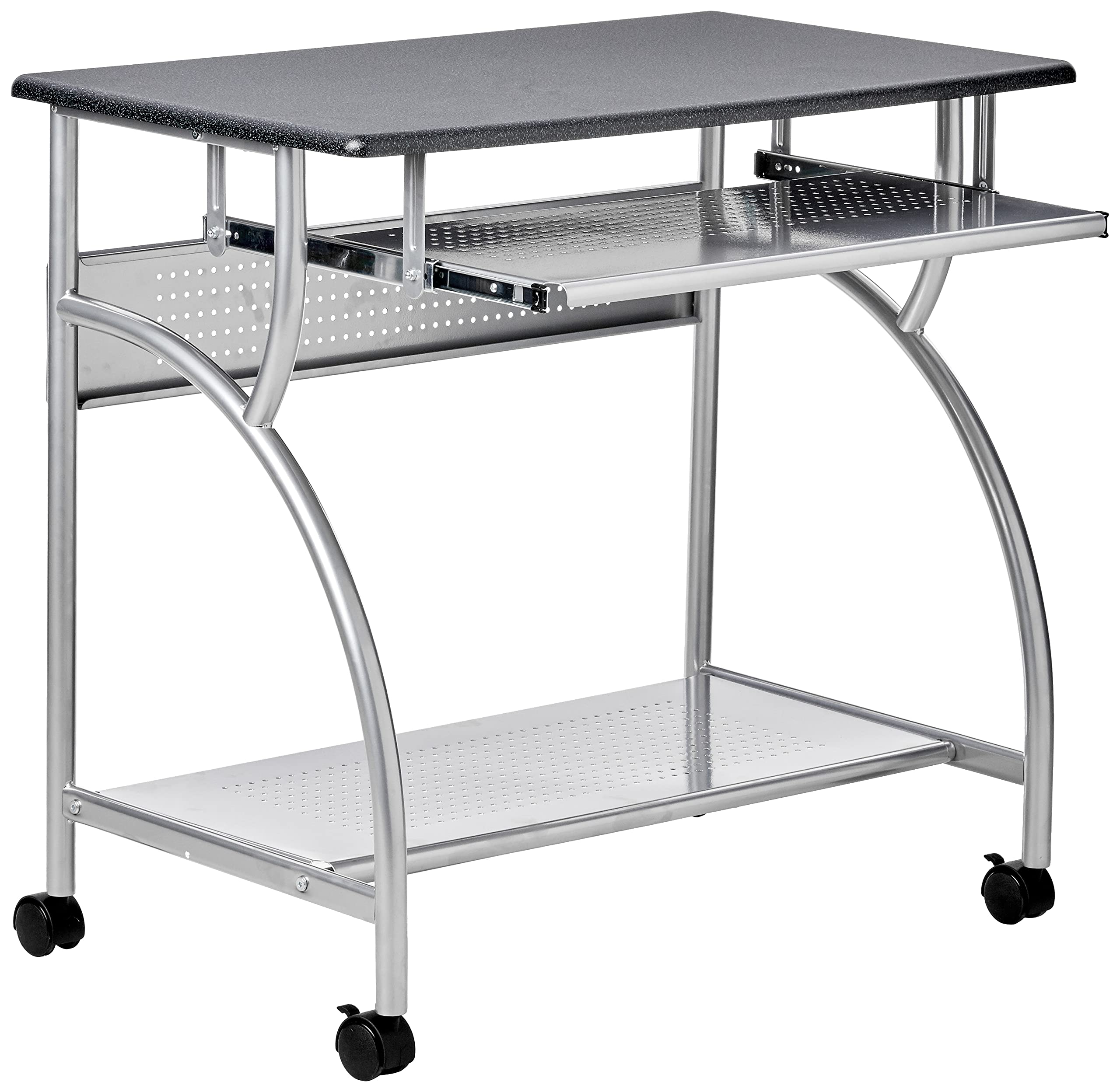 Safco SOHO Mobile Workstation, Anthricite, Metallic Gray
