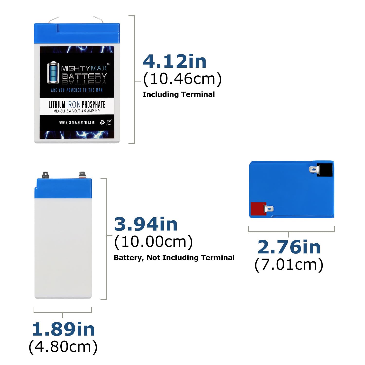 Mighty Max Battery 6V 4.5AH Lithium Replacement Battery Compatible with Coleman 5348 Lantern