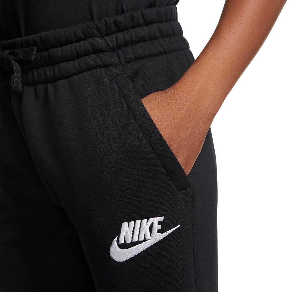 Nike Boy's NSW Club Jogger Fleece Pant, Black/Black/White, Large