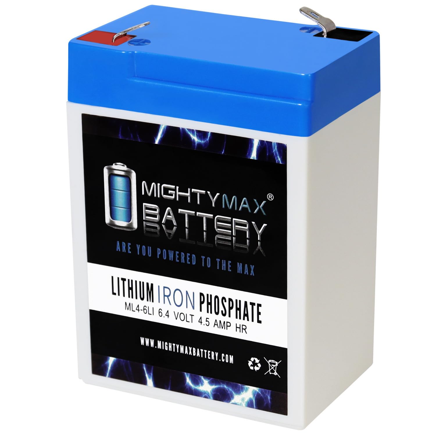 Mighty Max Battery 6V 4.5AH Lithium Replacement Battery Compatible with Coleman 5348 Lantern