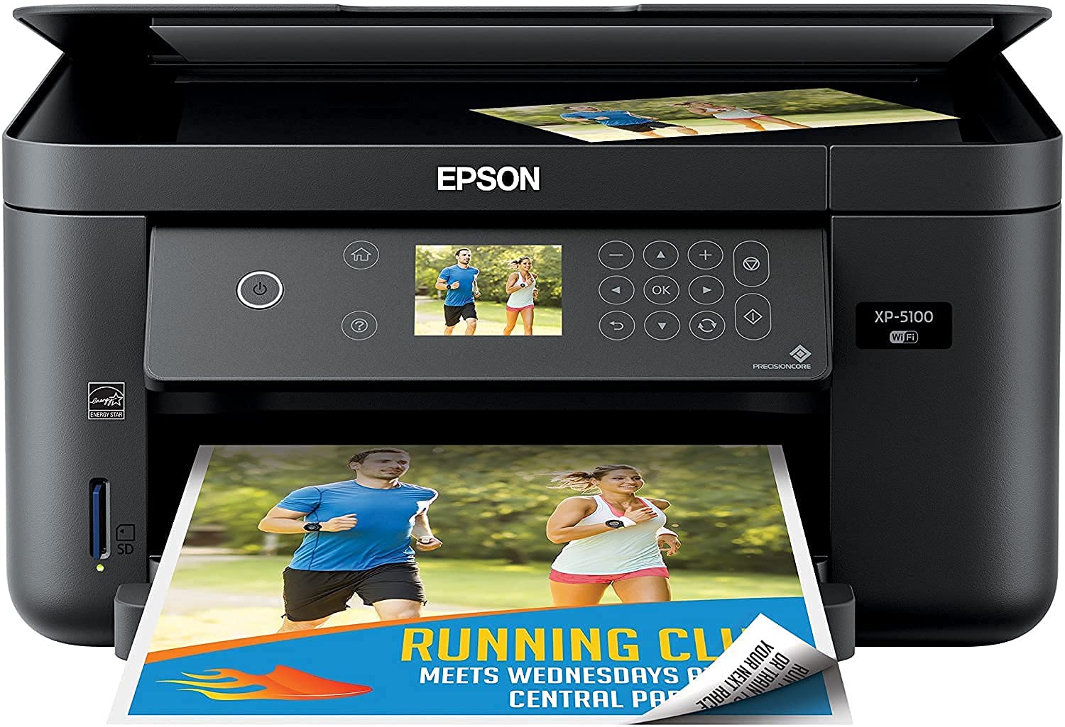 Epson Premium Expression Home XP 51 Series Small All-in-One Color Inkjet Printer I Print Copy Scan I Wireless Connections I Mobile Printing I Auto 2-Sided Printing I 2.4" LCD I 14 ISO PPM (Renewed)
