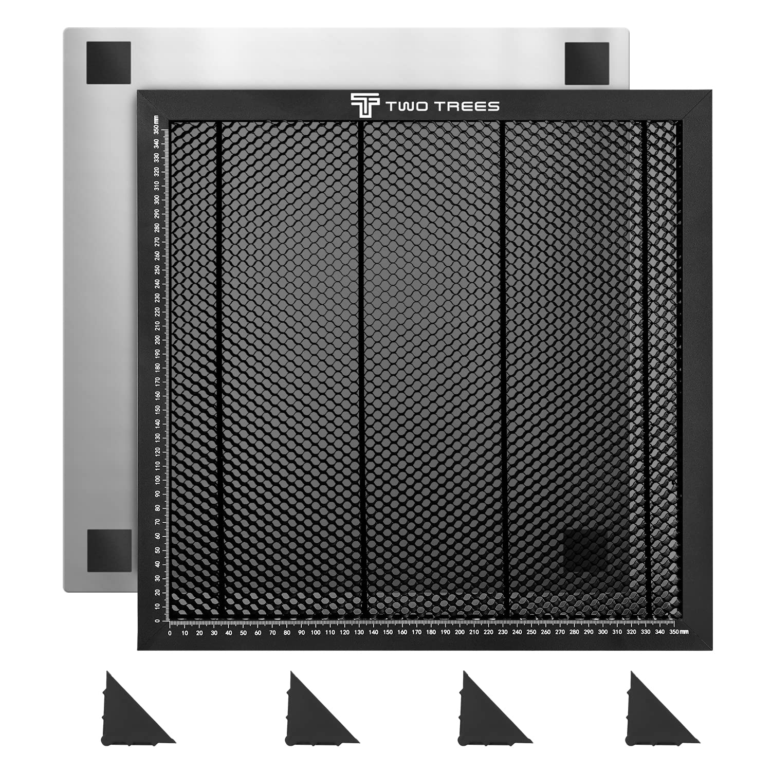 Twotrees Honeycomb Laser Bed 400x400mm Honeycomb Cutting Table for Laser Cutter Engraver Cutting, Aluminum Honeycomb Working Table Kit with Aluminum Plate (15.7β x15.7β)
