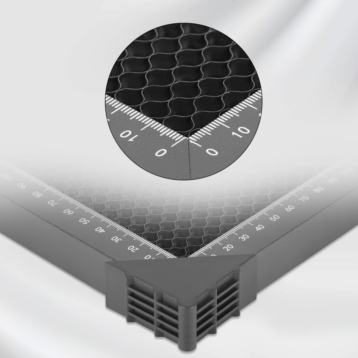 Twotrees Honeycomb Laser Bed 400x400mm Honeycomb Cutting Table for Laser Cutter Engraver Cutting, Aluminum Honeycomb Working Table Kit with Aluminum Plate (15.7β x15.7β)