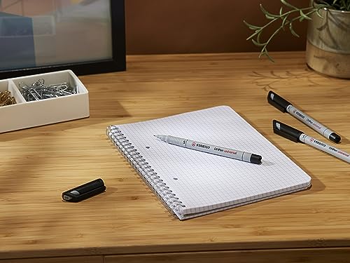 STABILO Overhead Pen OHPen universal - Water Soluble Superfine - Pack of 10 - black