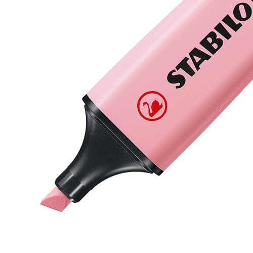 STABILO Highlighter BOSS ORIGINAL Pastel - Pack of 10 - Pink Blush
