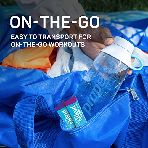 Propel Powder Packets 4 Flavor Variety Pack With Electrolytes, Vitamins and No Sugar 10 Count (Pack of 5) (Packaging May Vary)