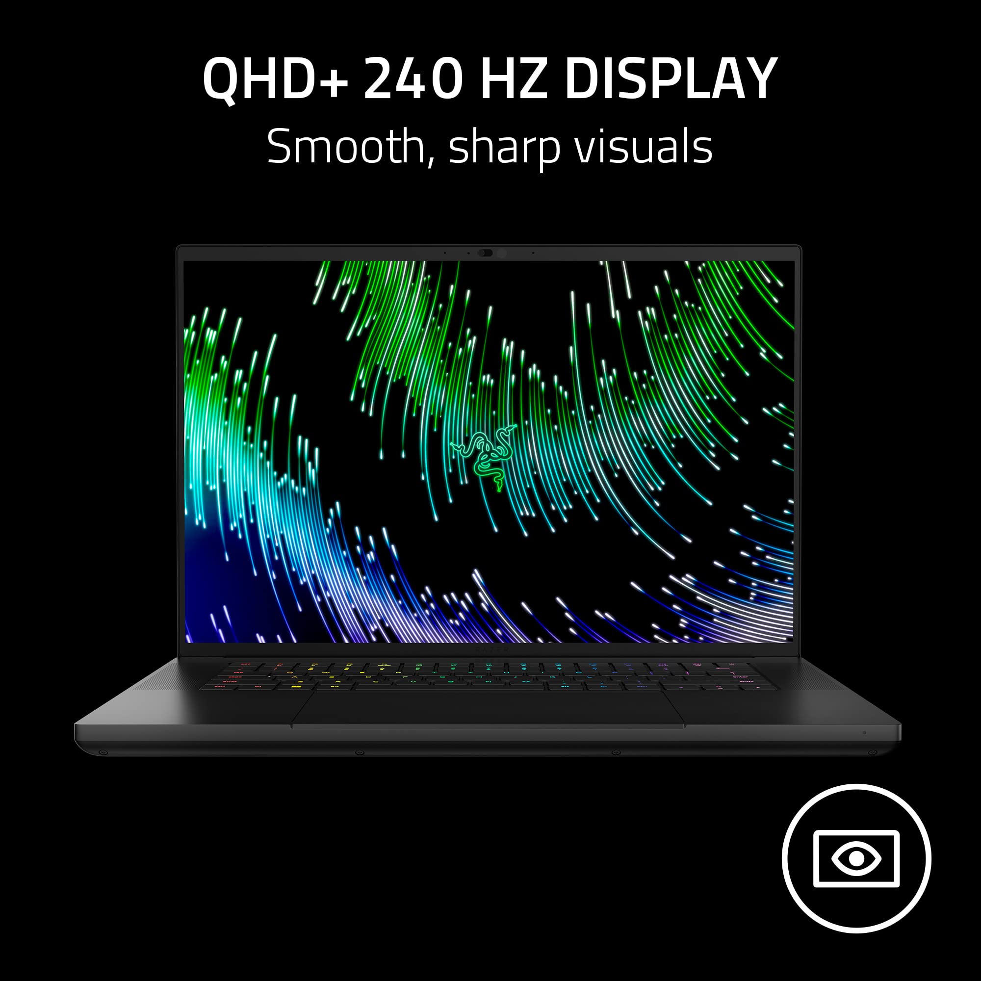 Razer Blade 16 Gaming Laptop: NVIDIA GeForce RTX 4080-13th Gen Intel 24-Core i9 HX CPU - 16" QHD+ 240Hz - 32GB RAM - 1TB SSD - CNC Aluminum - Compact GaN Charger - Windows 11 - Chroma RGB