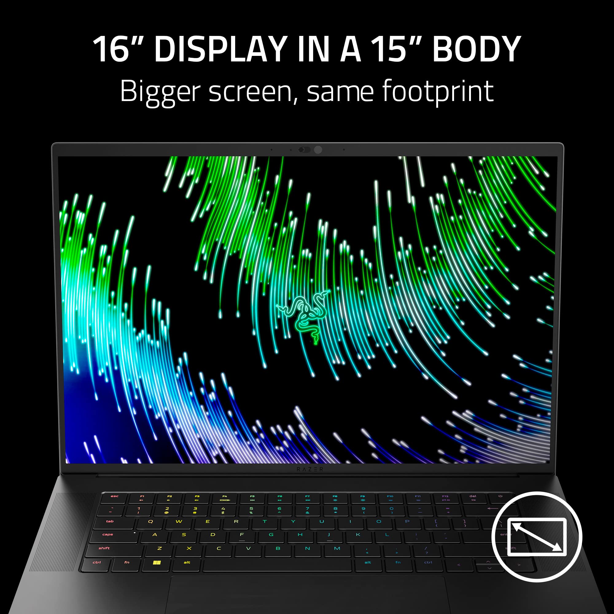 Razer Blade 16 Gaming Laptop: NVIDIA GeForce RTX 4080-13th Gen Intel 24-Core i9 HX CPU - 16" QHD+ 240Hz - 32GB RAM - 1TB SSD - CNC Aluminum - Compact GaN Charger - Windows 11 - Chroma RGB