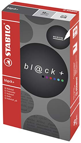 Rollerball - STABILO bl@ck+ Box of 10 Black