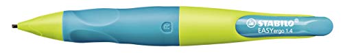 STABILO Ergonomic Mechanical Pencil EASYergo 1.4 - Right-Handed - Lemon Green/Aquamarine