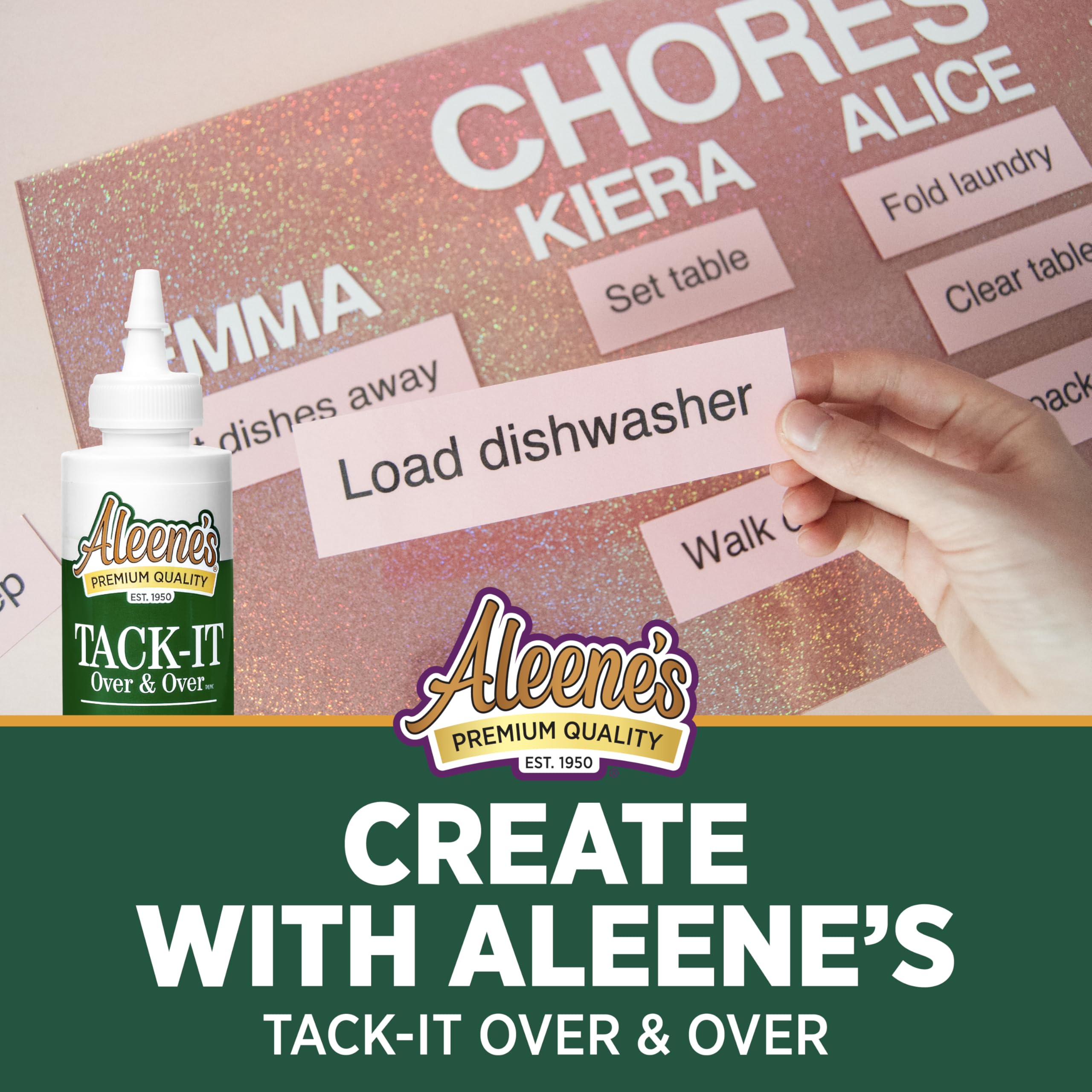 Aleene's 29-2 Tack-It Over & Over Liquid Glue 4oz