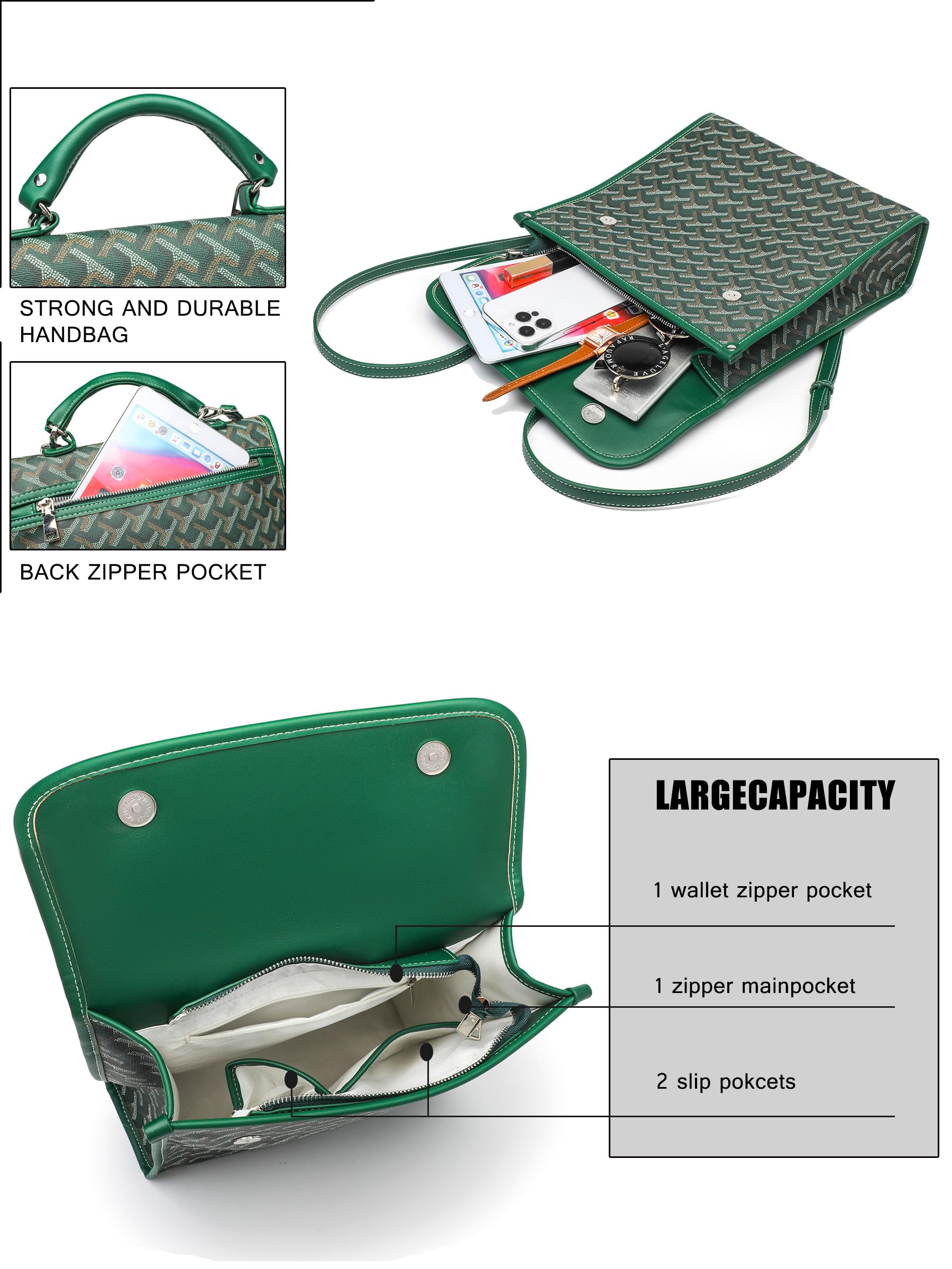 SELF FIND Backpack Purse for Women Fashion Designer Travel Backpack Vegan Leather Shoulder Bags for College Work Gift(Green)