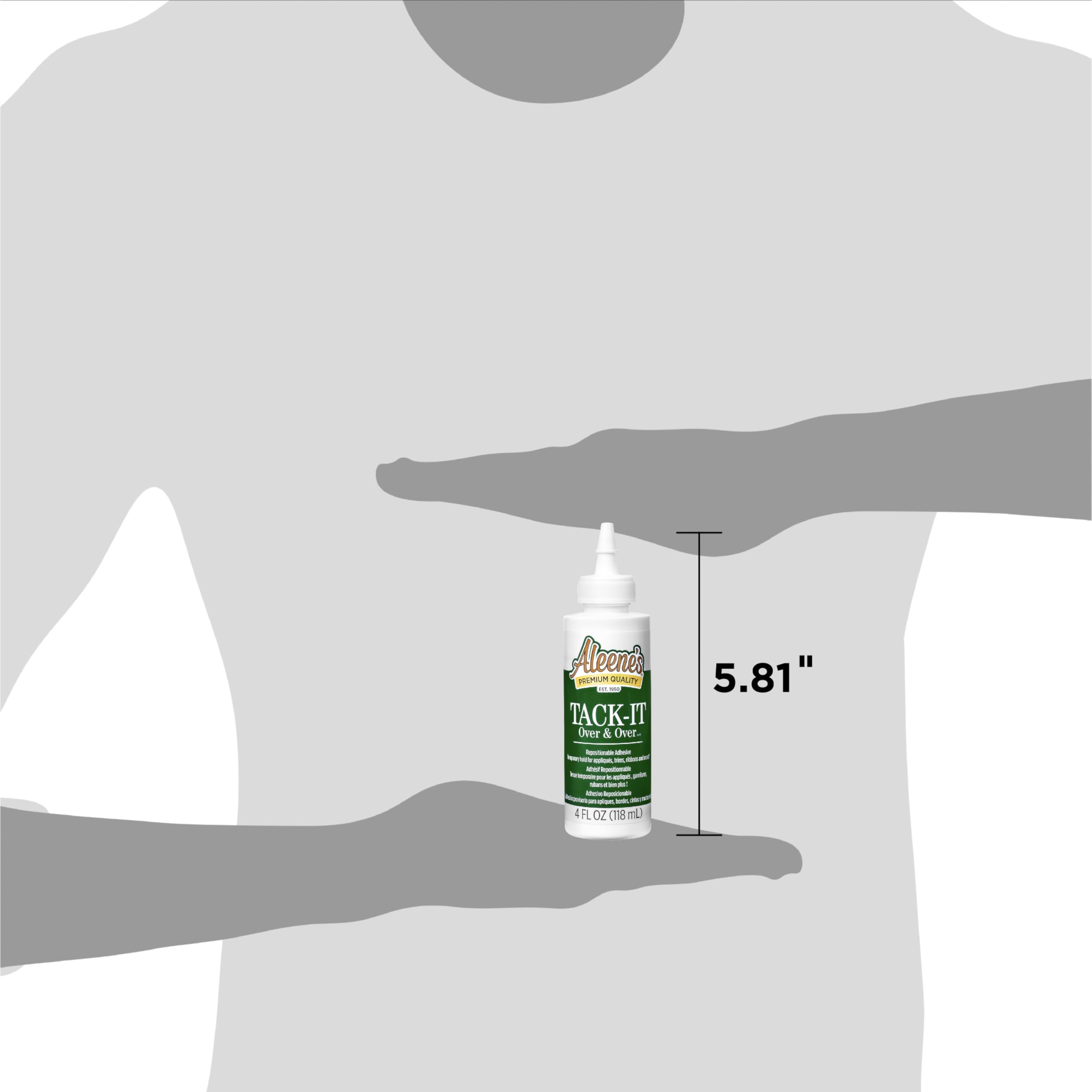 Aleene's 29-2 Tack-It Over & Over Liquid Glue 4oz