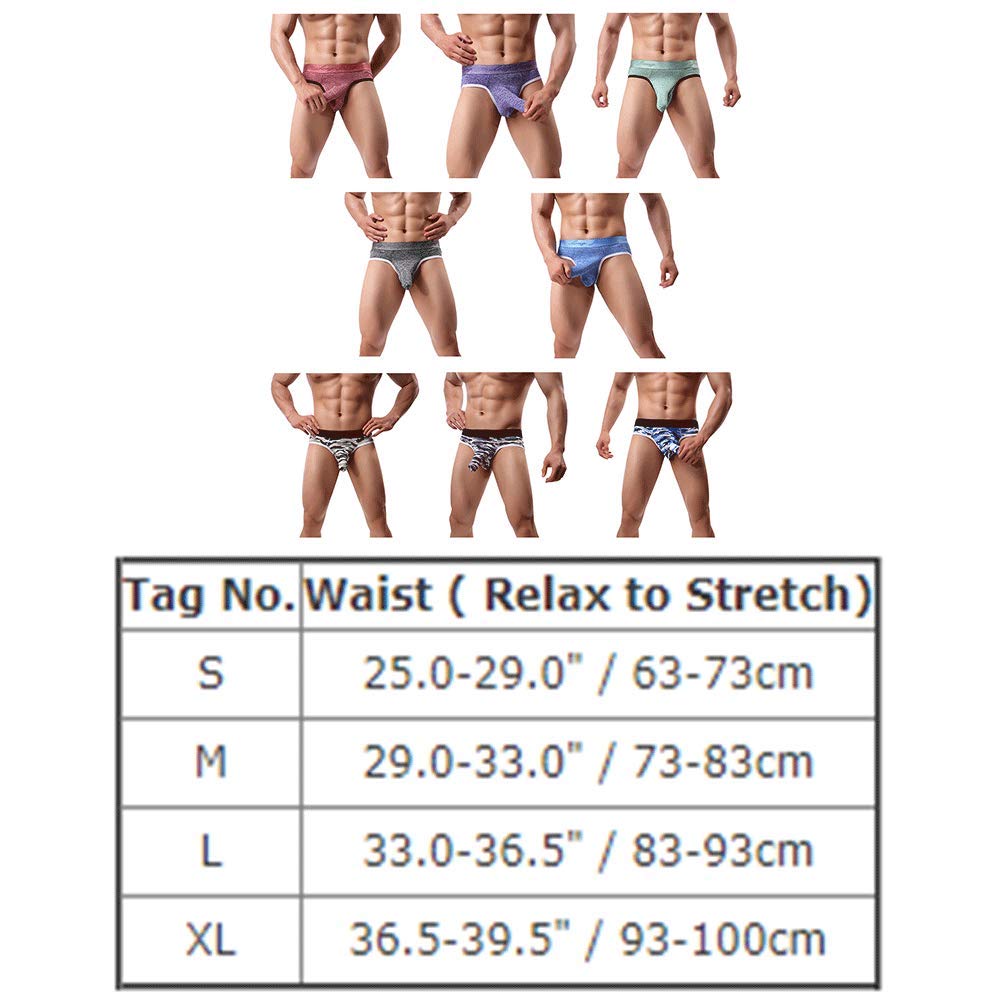 FYMNSI Mens Bulge Ball Pouch Underwear Sexy Boxer Briefs Underpants Bikini Shorts Trunks Thong Knickers Underpants Shorts Green XL