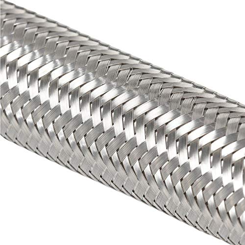 Everbilt 3/4 in. FIP x 3/4 in. FIP x 1.25 ft. Stainless Steel Water Heater Supply Line