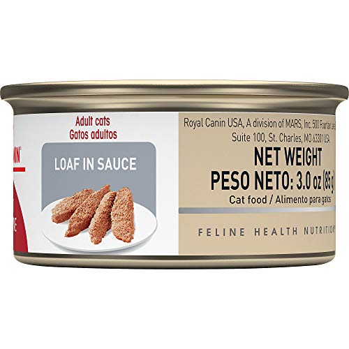 Royal Canin Feline Health Nutrition Adult Instinctive Loaf in Sauce Canned Cat Food, 3 Ounce (Pack of 24)