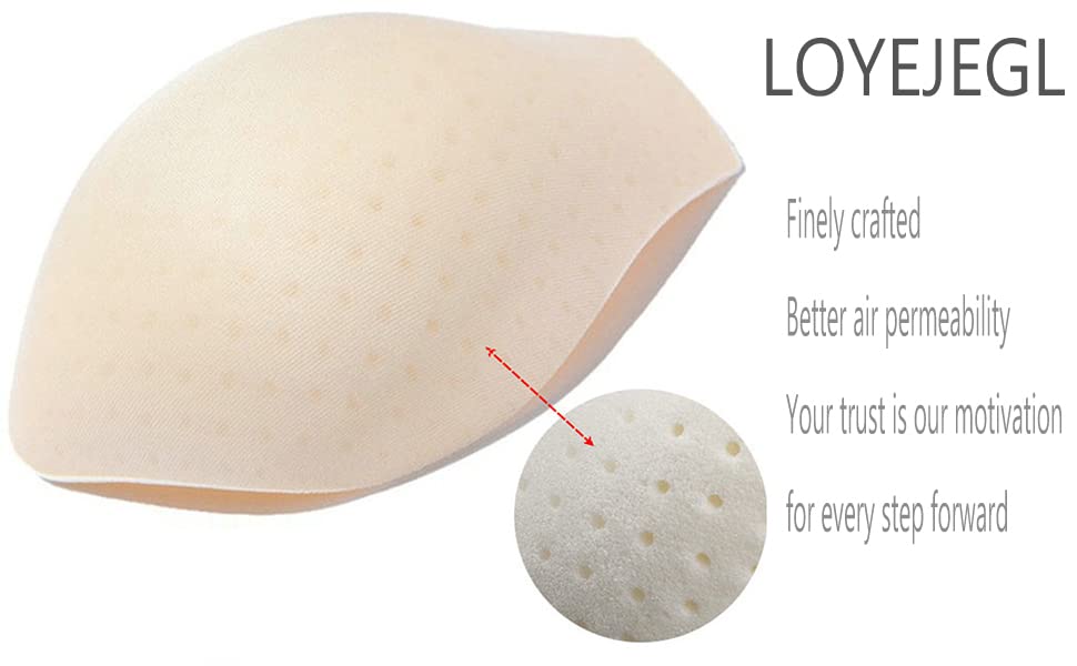LOYEJGL 6 Package Men Underwear Cup Bulge Enlarge Enhancing Sponge Pad Swimwear Padded for Swimming Boxers Briefs G String Thongs Shorts