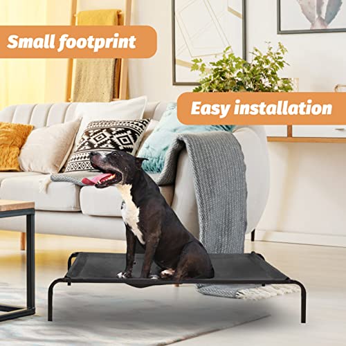 Outdoor Elevated Pet Bed Pet Cot Breathable Mesh Dog Bed for Pets Small Medium Large Dogs Puppies Cats Kitttens and Birthday