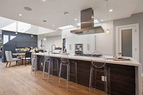 2xhome Transparent Ghost bar Stool, 30 inches, Clear,1 piece