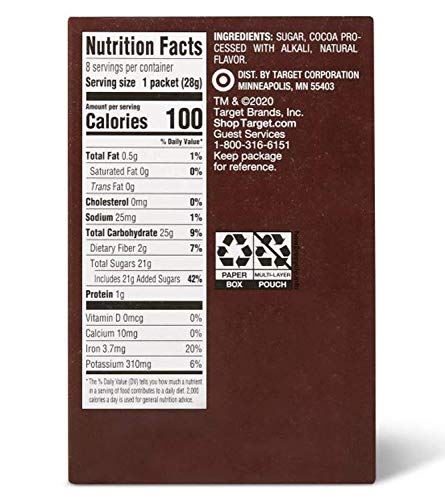 Good & Gather Double Chocolate Hot Cocoa Mix! Double Chocolate Flavored Hot Cocoa! Made With Premium Cocoa For A Rich And Satisfying Taste! Choose Your Flavor! (Double Chocolate)