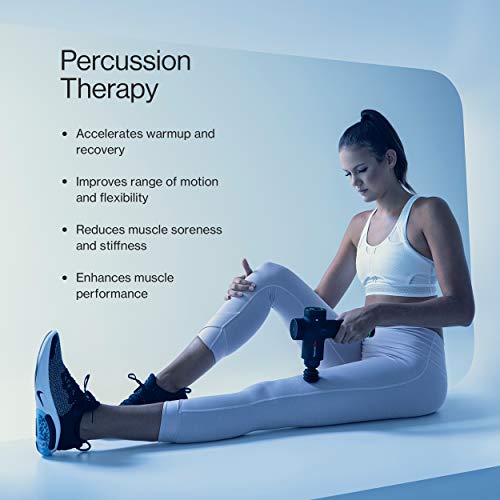 Hypervolt Plus, Featuring Quiet Glide Technology - Handheld Percussion Massage Gun | 3 Speeds, 5 Interchangeable Heads | Helps Relieve Sore Muscles and Stiffness (Hypervolt Plus w/ Bluetooth)