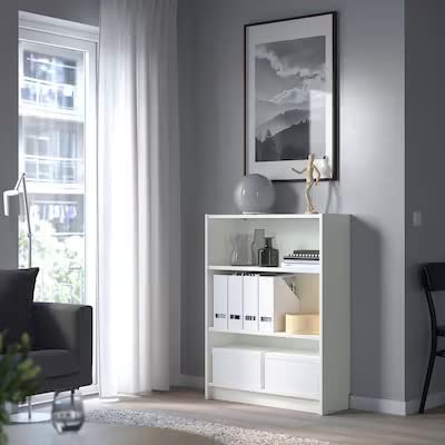 Ikea BILLY Bookcase, white 80x28x106 cm
