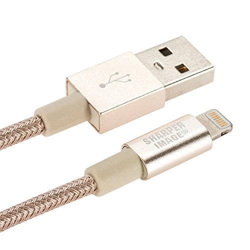 Sharper Image Gold Lightning Cable 6-Foot