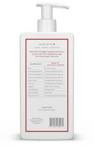 Native Shampoo and Conditioner Set | Sulfate Free, Paraben Free, Dye Free, with Naturally Derived Clean Ingredients| 16.5 oz (Warm Cider & Cinnamon, Moisturizing)