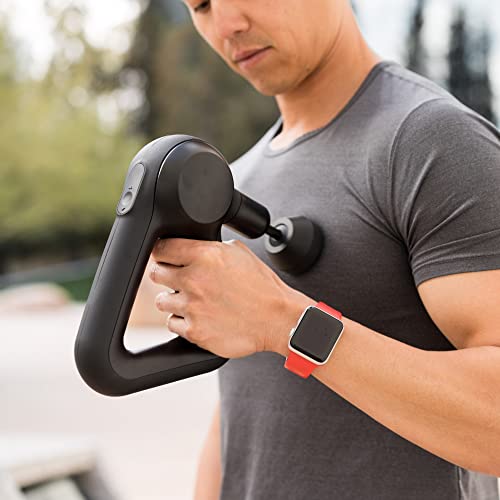 Theragun Prime - Electric Handheld Massage Gun - Smart App and Bluetooth Enabled Percussion Massage for Athletes - Deep Tissue Muscle Therapy Device with Quietforce Technology (Black - 4th Generation)