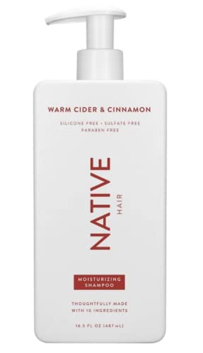 Native Shampoo and Conditioner Set | Sulfate Free, Paraben Free, Dye Free, with Naturally Derived Clean Ingredients| 16.5 oz (Warm Cider & Cinnamon, Moisturizing)
