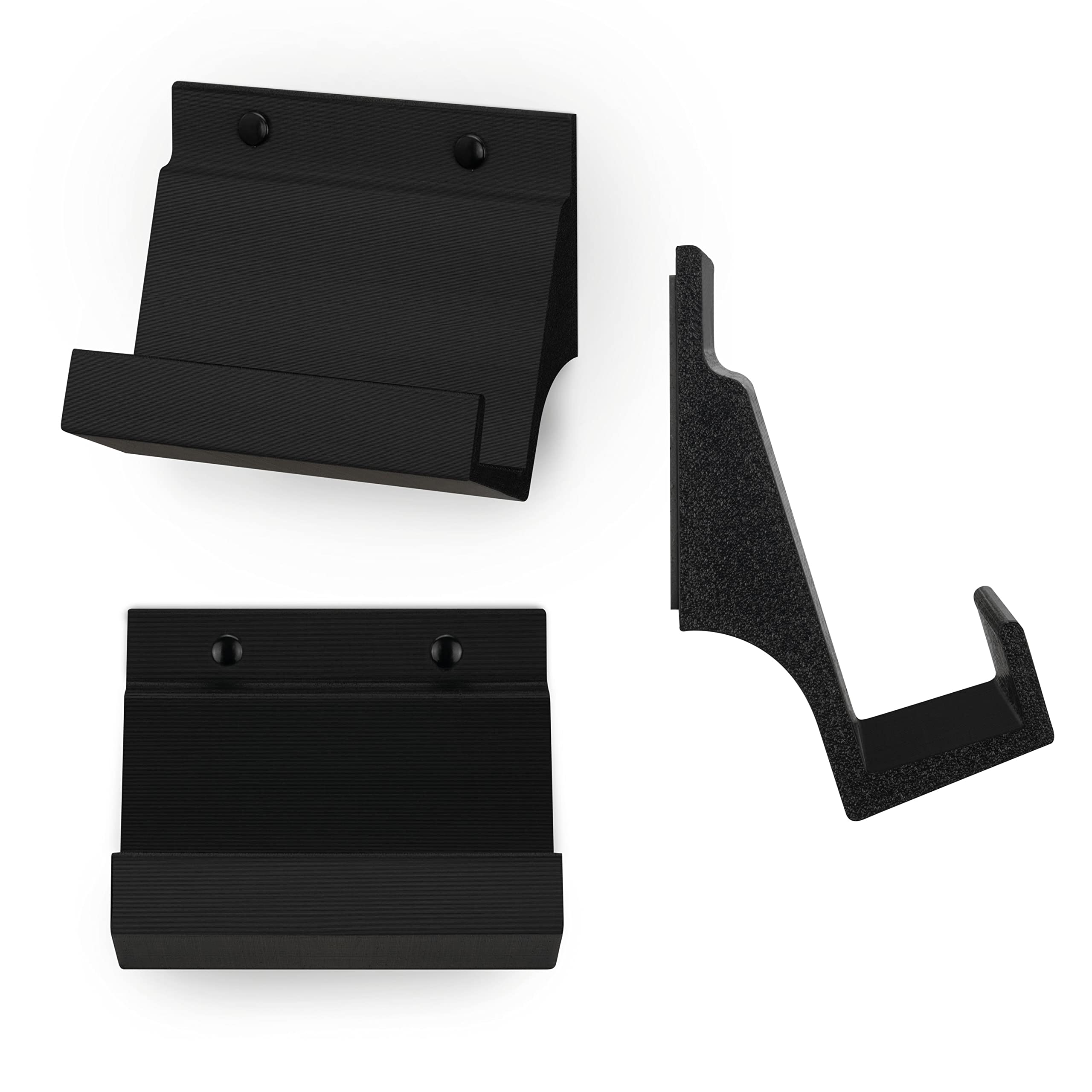 BRAINWAVZ Gaming Keyboard Stand for Wall Mounting - Adhesive or Screw Mount Installation - Stylish and Space Saving Solution for Gamers, Home & Office (KBW01)