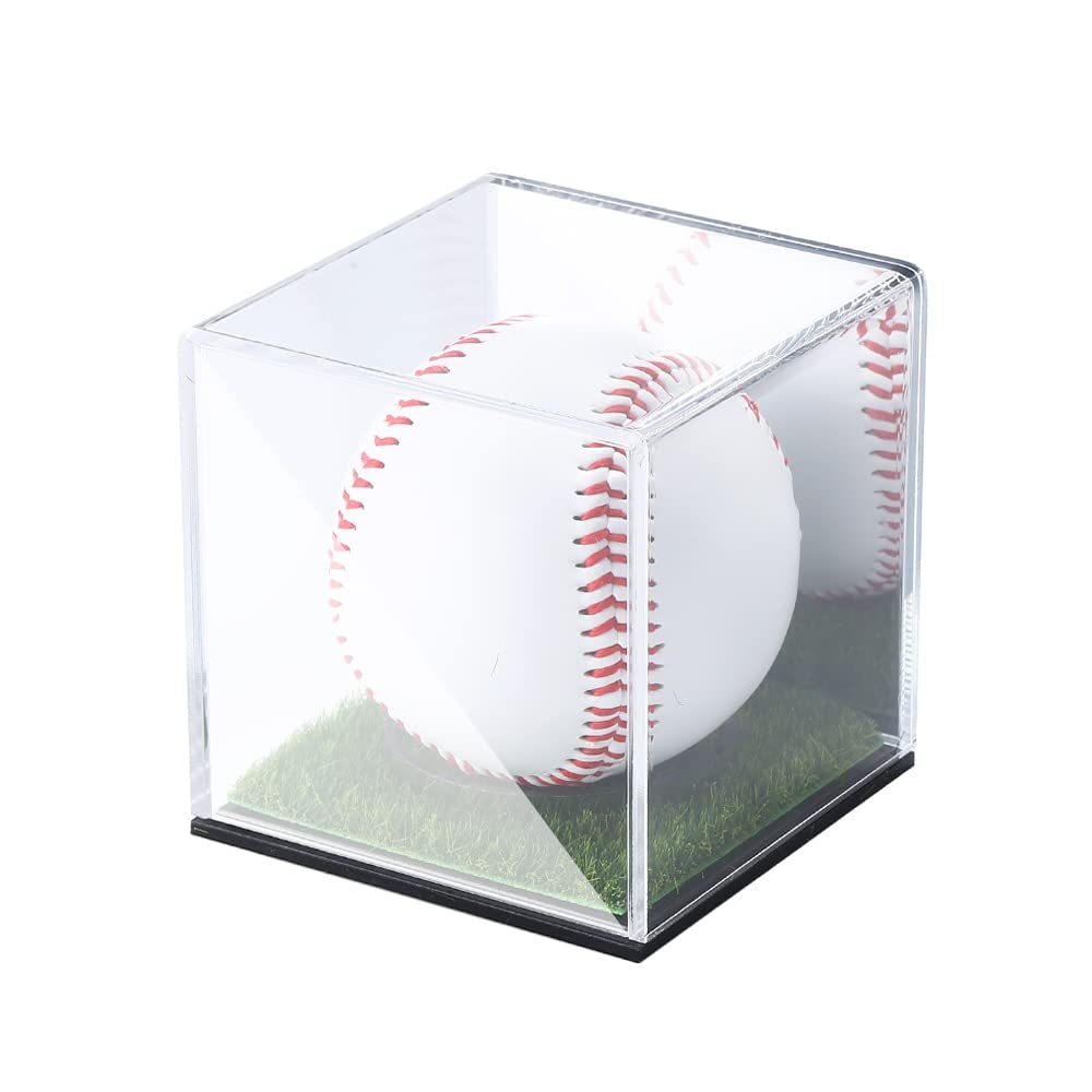 GMAXT Baseball Display Case,New Upgrade Acrylic Baseball Case,UV Protected Baseball Holder Display for Baseball, Tennis Ball, Golf Ball, Billiard Ball,Memorabilia Display Cases