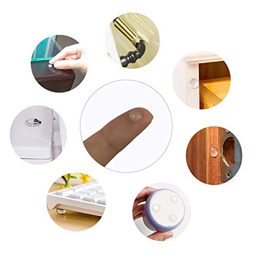 Cabinet Bumpers Tiny Drawer Bumpers Pads ,Self-Adhesive Clear Rubber Dots Feet Tiny Bumpons for Furniture Table Laptop 200 PCS