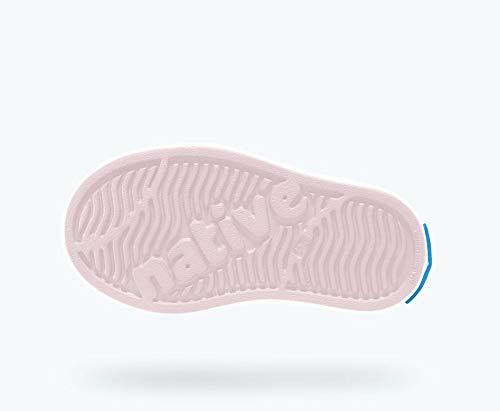Native Shoes, Jefferson Child, Kids Lightweight Sneaker, Milk Pink/Shell White, 5 M US Big Kid