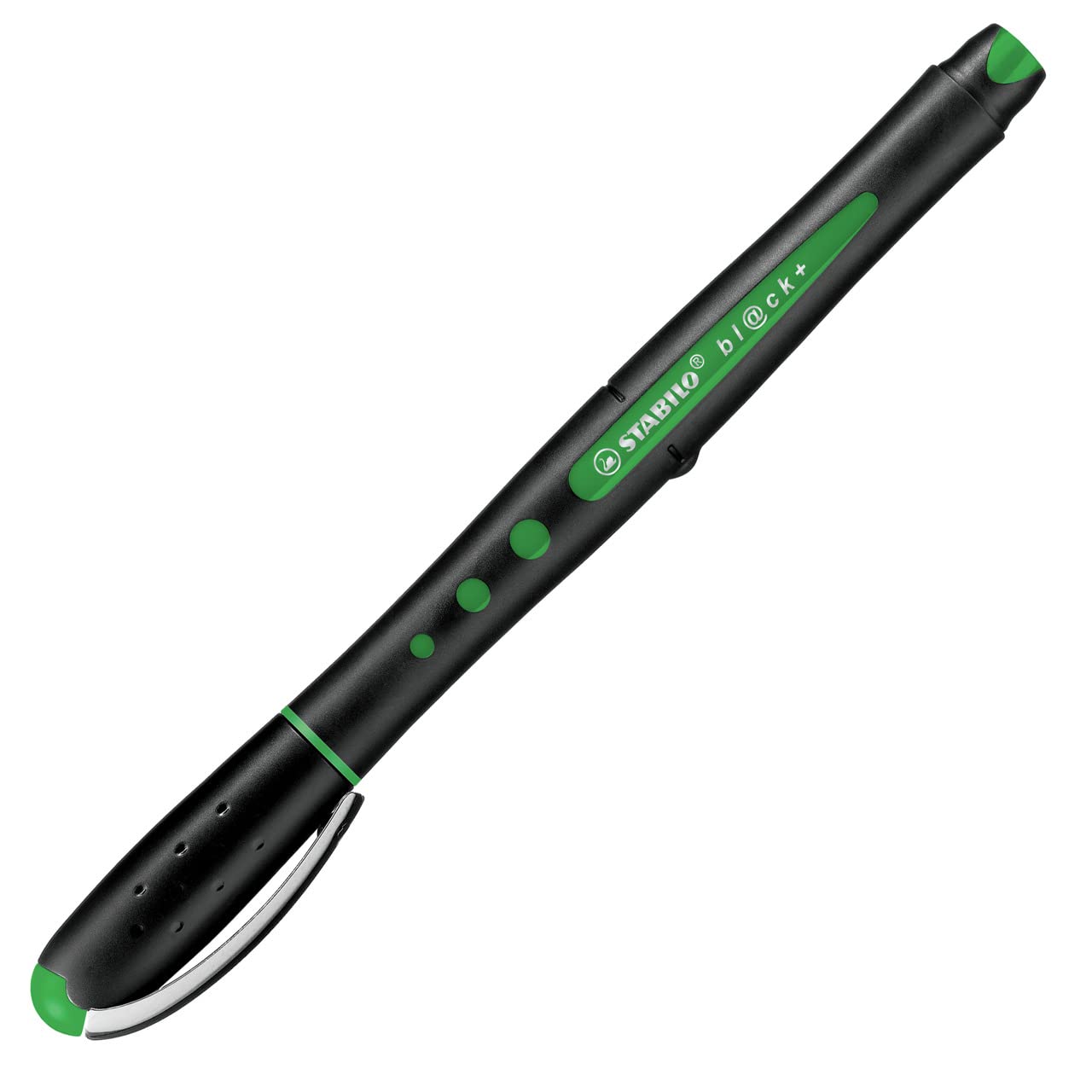 STABILO Bionic Black Pen, Fine, Green