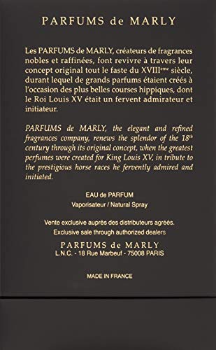 PARFUMS DE MARLY - Athalia - 2.5 Fl Oz - Parfum for Women - Top notes Bitter Orange, Incense - Heart notes Orange Blossom, Iris, Cashmeran - Base notes Musk, Vanilla, Amber - 75ml