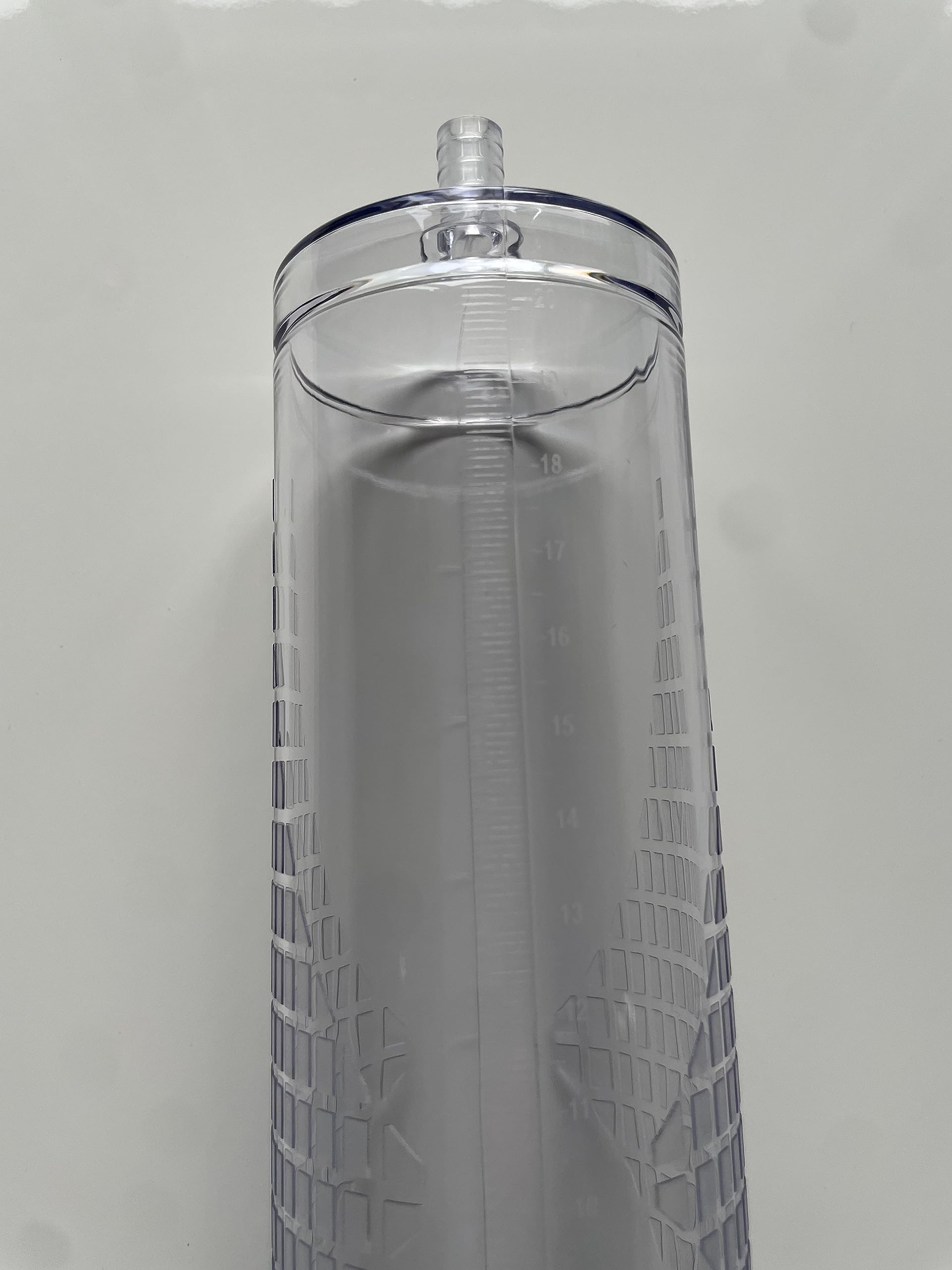 Honeypleasures Parts Replacement Male Penis Pump Cylinder for Air Vacuum All-Universal Compatible 8 Inch Length (Clear)